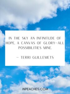 90+ Inspirational and Best quotes about the Sky - inPeaches